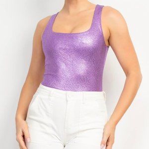 Tops | Purple Bodysuit | Poshmark